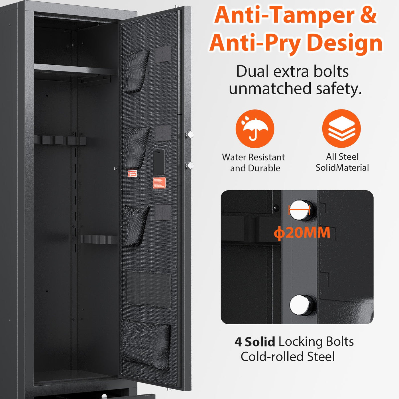 Kaer 15-20 DIY Large Gun Safe 1500A+1500B – KaerWorld