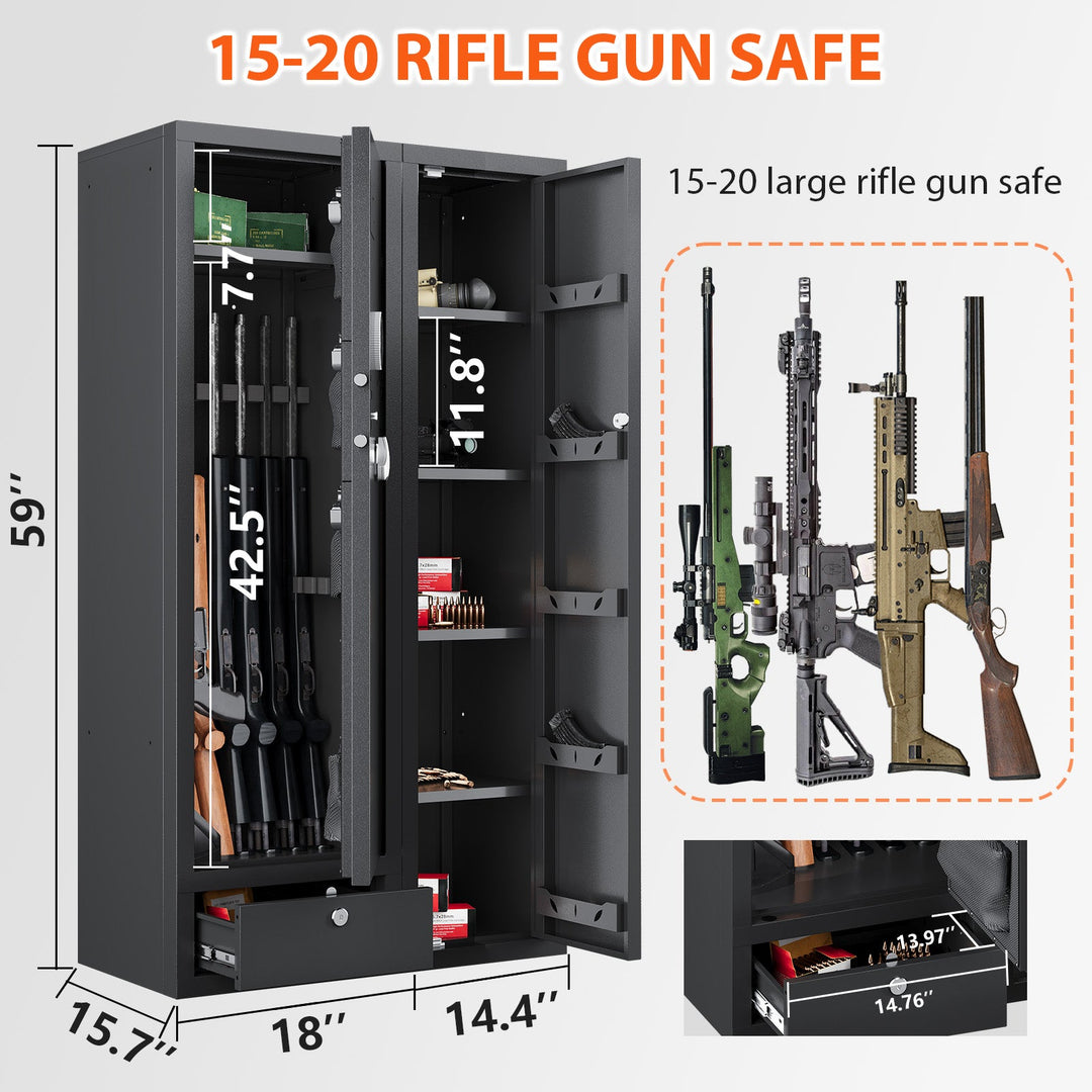 Shop Kaer Rifle Safe | DIY Storage for Rifles, Pistol, Ammo, & More ...