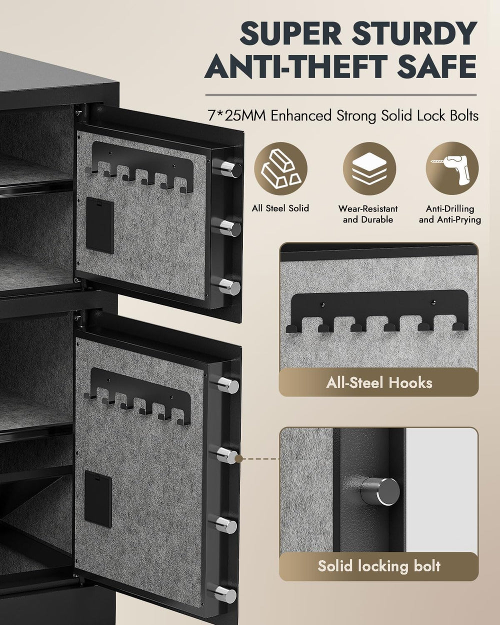 Kaer Fireproof Security Safe 60/90 – KaerWorld